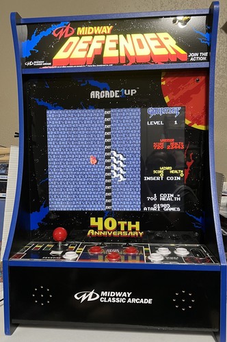 Arcade1UP Defender Partycade Williams Midway Arcade Cabinet 10 Games in ...