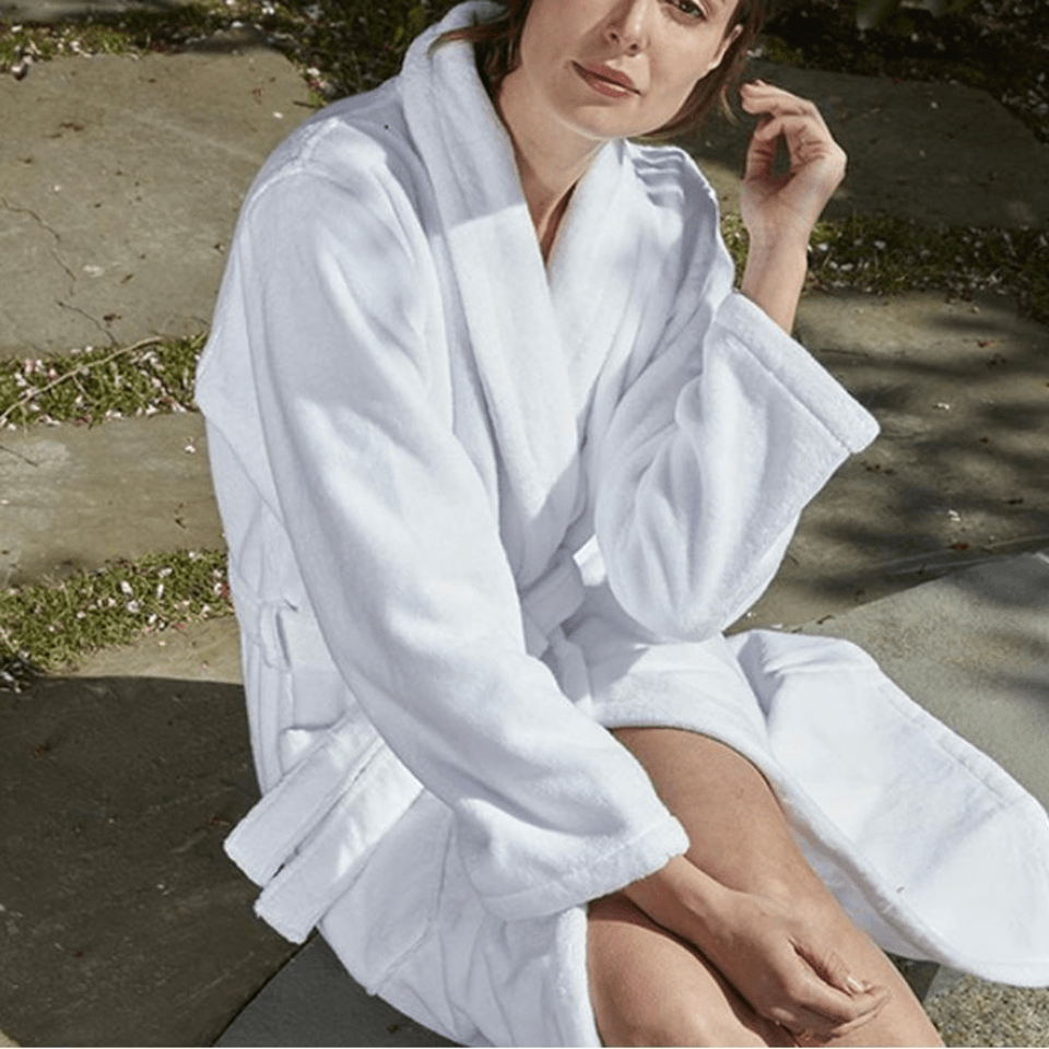 MATOUK Milagro Robe 100% Cotton, White, Size M/L Unisex, NWOT | eBay