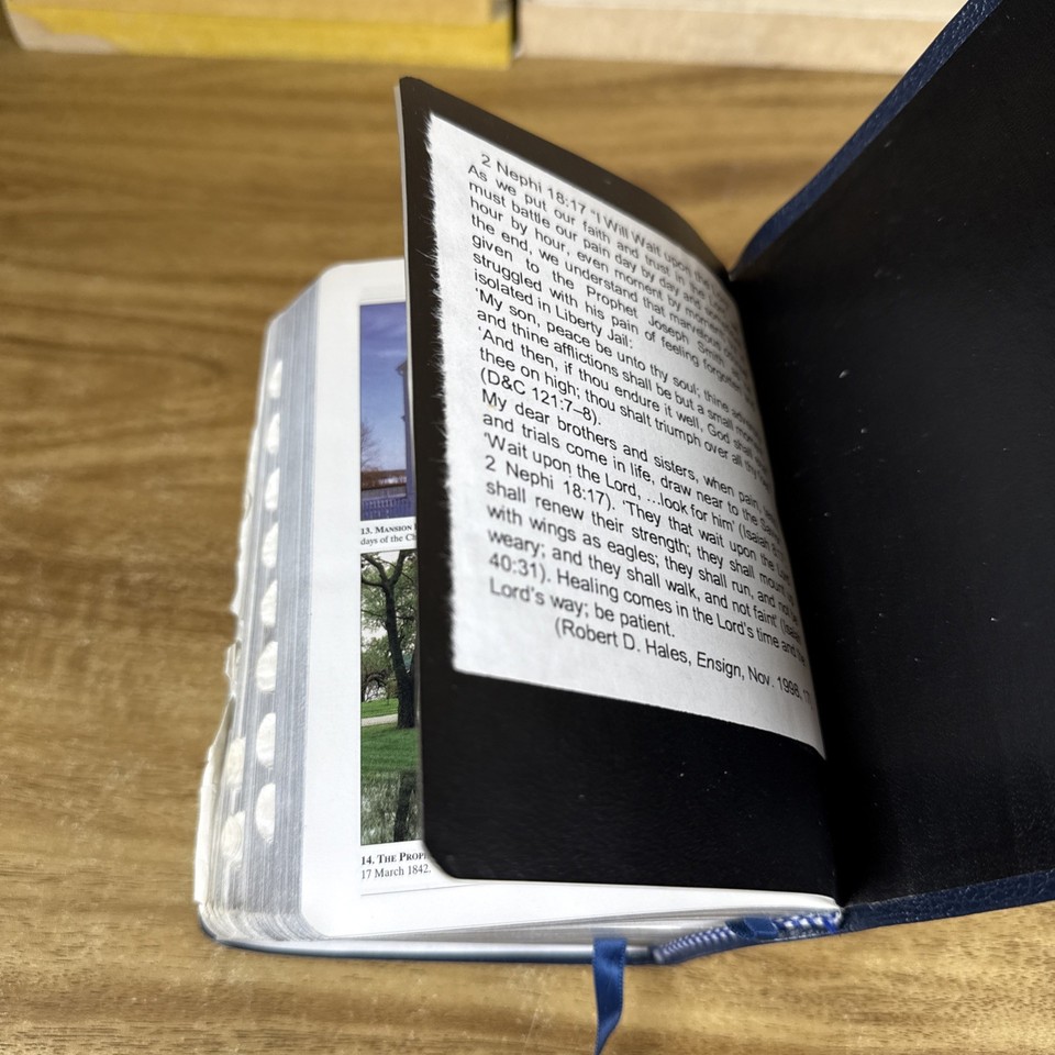 LDS Mini QUAD Scriptures Book Of Mormon D &C Old New Testament Bible ...