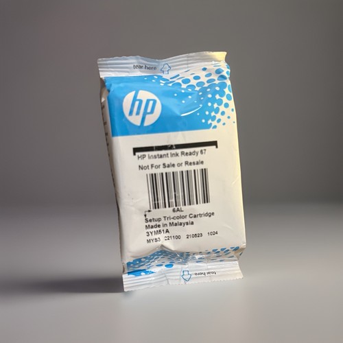 Genuine HP 67 Color Ink Cartridge 3YM51A DeskJet | eBay