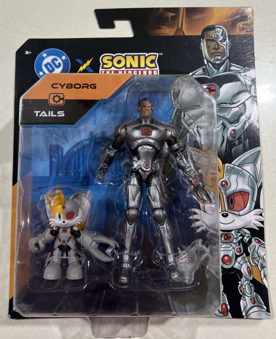NEW 2025 Dc x Sonic The Hedgehog Cyborg And Tails | eBay