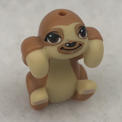 LEGO bb1149pb01 Tan Sloth, Friends W/ Medium Nougat Fur & Muzzle, Brown ...