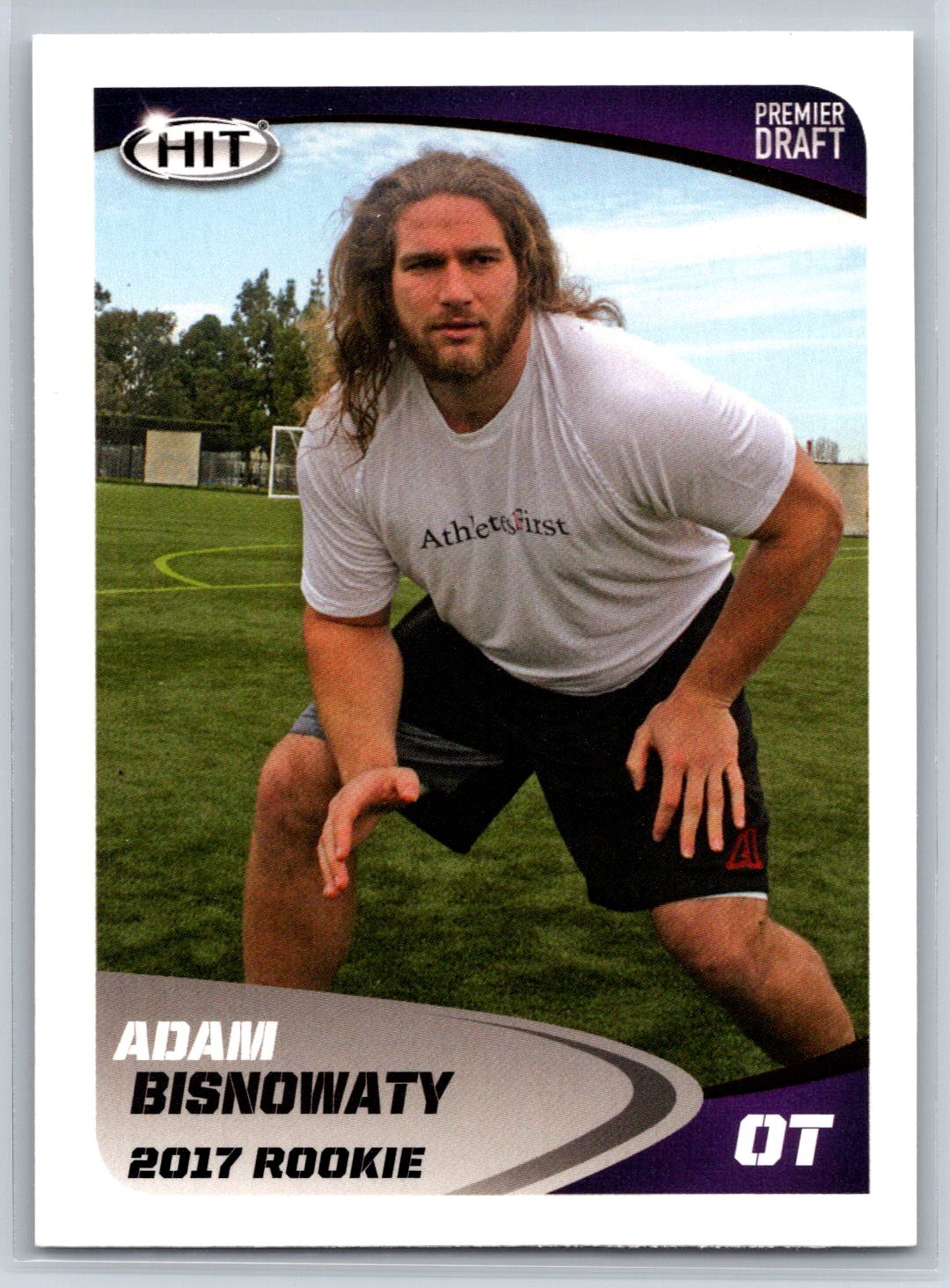2017 SAGE HIT Adam Bisnowaty Rookie Pittsburgh Panthers RC #73 | eBay