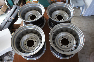 Custom Steelies 15" wheels steel 139.7x6 for lc2 cruiser 4runner hilux ...