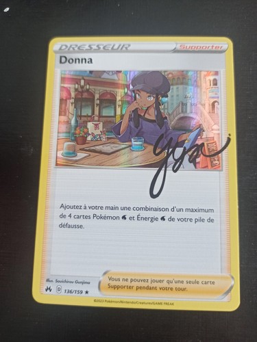 Carte Pokemon DONNA 136/159 Holo Epée et Bouclier 12,5 EB12.5 FR NEUF ...