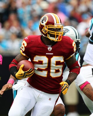 Clinton Portis Running on Field Washington Redskins 8x10 Vintage NFL ...