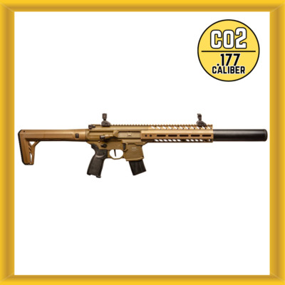 SIG Sauer AIR-MCX-177-G2-FDE .177 Caliber CO2 Semi-Auto Air Rifle GEN ...