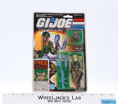 Recoil GI Joe 1989 Hasbro Vintage Action Figure NEW MOSC SEALED | eBay