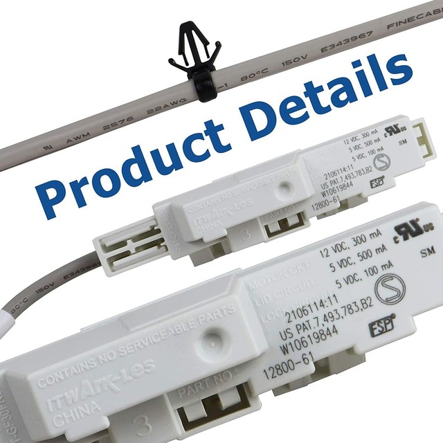 Whirlpool W10810403 Washer Lid Lock Assembly for sale online | eBay