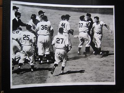 Billy Martin & Casey Stengel Arthur Rickerby Press Original Photo 11x14 ...