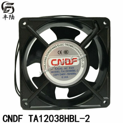 1 PCS CNDF AC Fan TA12038HBL-2 AC 220V 0.14A 120*120*38MM 2 Wire | eBay