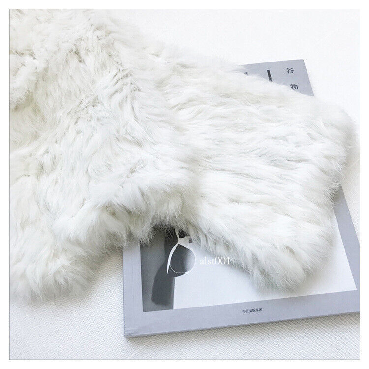 Women Knitted Real Rex Rabbit Fur Hooded Coat Short Knits Jacket Winter ...
