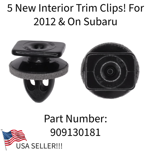 5 NEW INTERIOR TRIM CLIPS FOR '12-UP SUBARU ASCENT CROSSTREK FORESTER ...