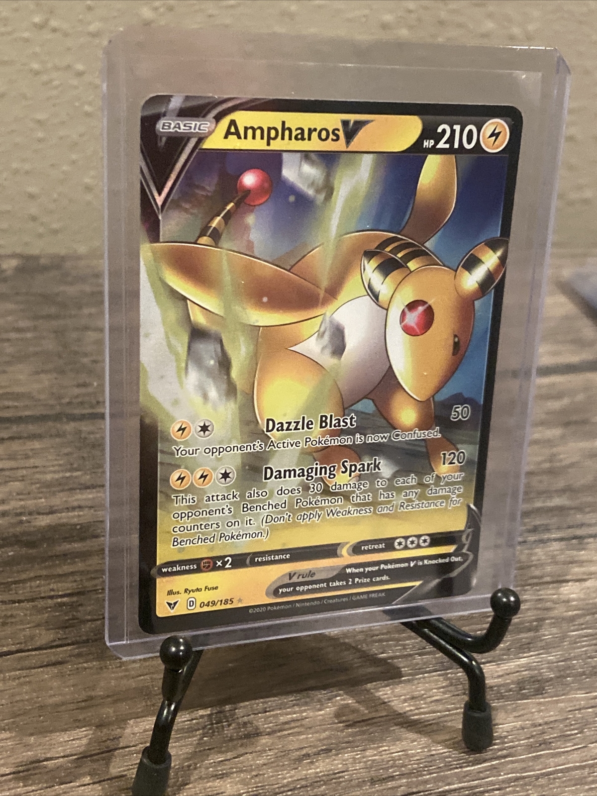 Pokémon TCG Ampharos V Vivid Voltage 049/185 Holo Ultra Rare, NM! | eBay.de