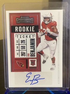 2020 Contenders Eno Benjamin RC Rookie Ticket Auto Autograph #215 ...