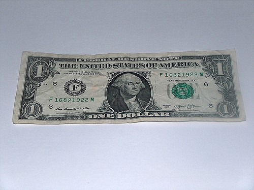 2013 $1 One Dollar Bill US Bank Note Date 2 Years 1922 1682 1922 Fancy ...
