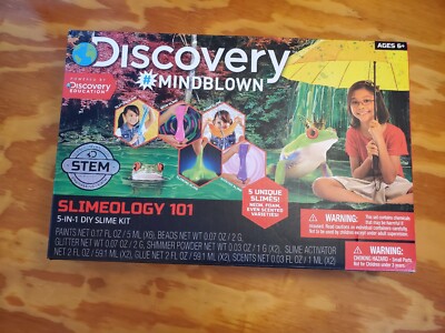 Discovery Kids Slimeology 101 5-IN-1 DIY Slime Making Kit | eBay