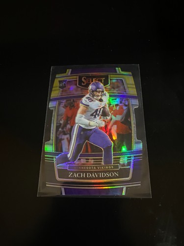 Zach Davidson 2021 Select Concourse Yellow Black Prizm Die Cut RC ...