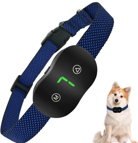 Rechargeable Dog Bark Training Collar Waterproof Electric Anti-Barking ...