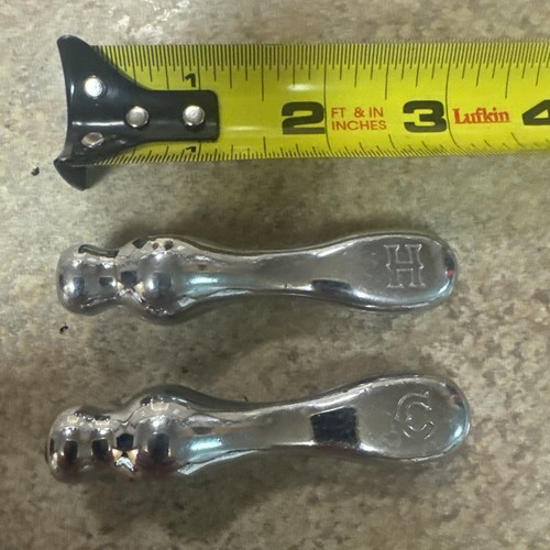 Vintage Faucet Chrome Hot and Cold Water Handles-Excellent Condition-H ...