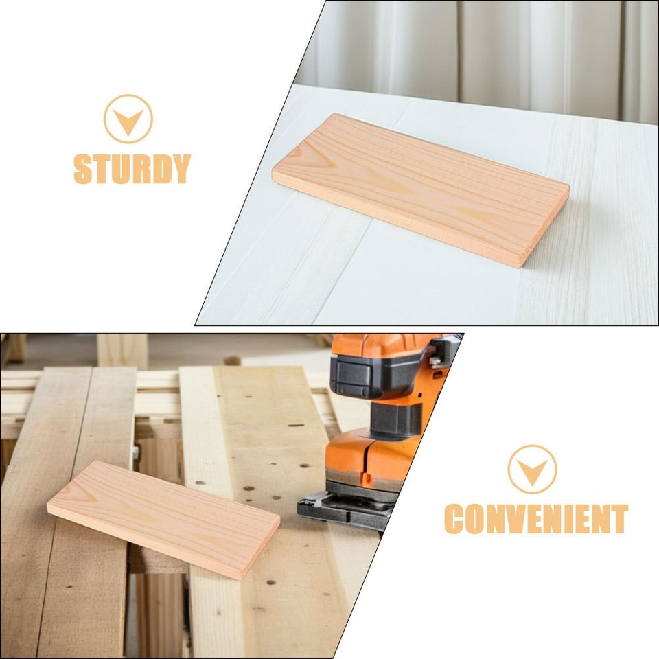 10 Pcs Wood Cutting Boards Panel Drawing Unfinished Rectangular Pine ...