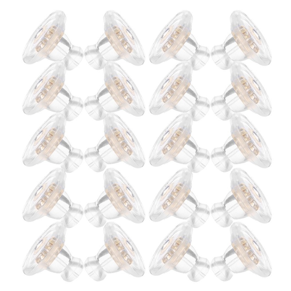 25 Pcs Locking Secure Earring Backs Backings for Droopy Earrings | eBay ...
