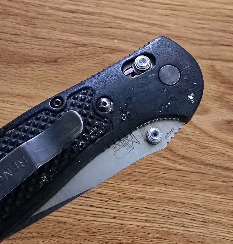 Benchmade 154CM Mel Pardue Design Black | eBay