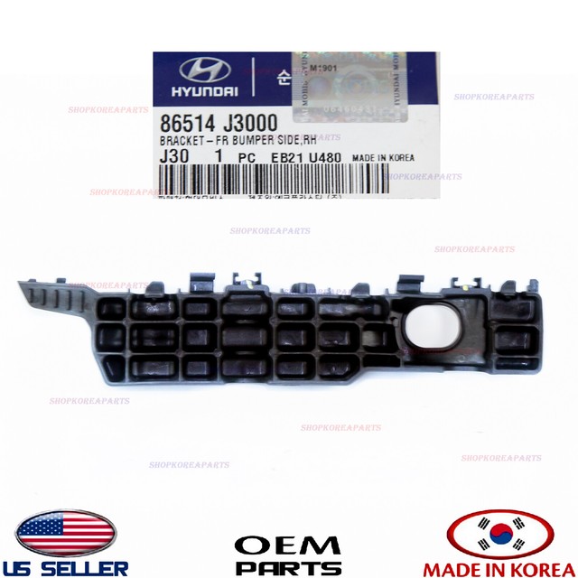 Bumper Front Bracket Mounting Right Genuine Veloster 2019-2020 ...