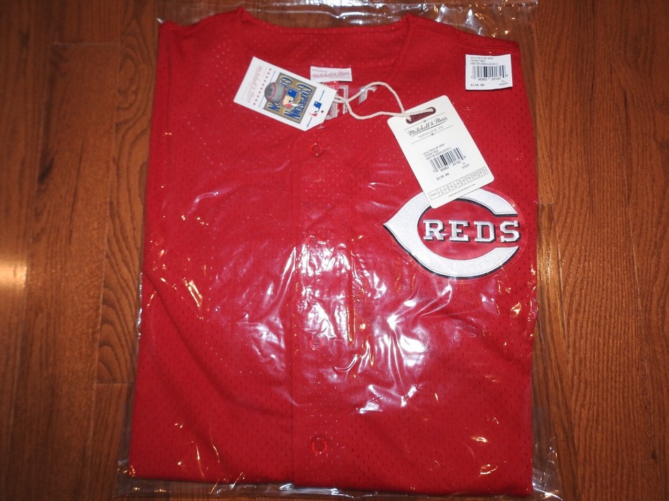 Mitchell & Ness Cincinnati Reds #30 Baseball Jersey New Mens Sizes MSRP ...