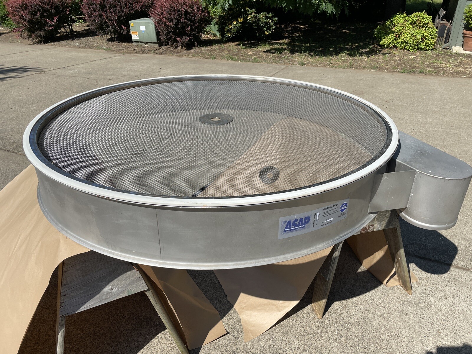 SWECO MX60 Sifter 8" spacing frame/ball tray/slider kit | eBay