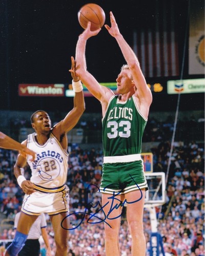 LARRY BIRD SIGNED AUTOGRAPH 8X10 PHOTO BOSTON CELTICS | eBay