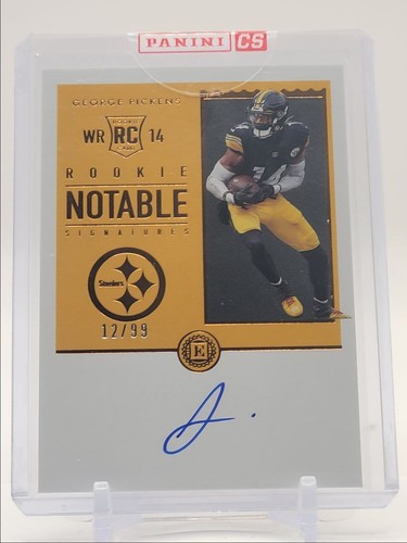 GEORGE PICKENS 2022 ENCASED ROOKIE NOTABLE AUTOGRAPH RC AUTO /99 Q1738 ...