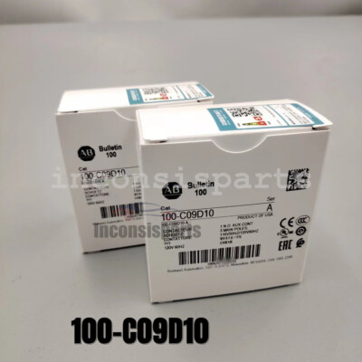 New Allen Bradley 100-C09D10 SER/A IEC Contactor 9 AMP 120VAC 100 ...