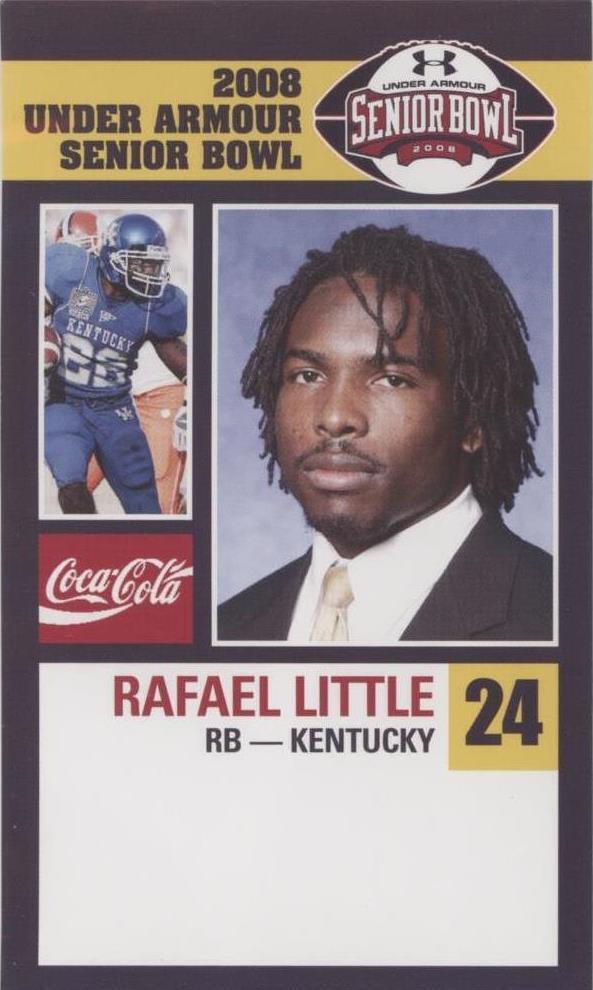 2008 Coca-Cola Under Armour Senior Bowl - Rafael Little (RC) for sale ...
