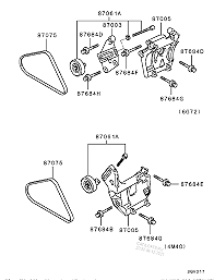 MITSUBISHI GENUINE OEM MB609125→SSA921B478 PULLEY L200 1986/05-1996/05 ...