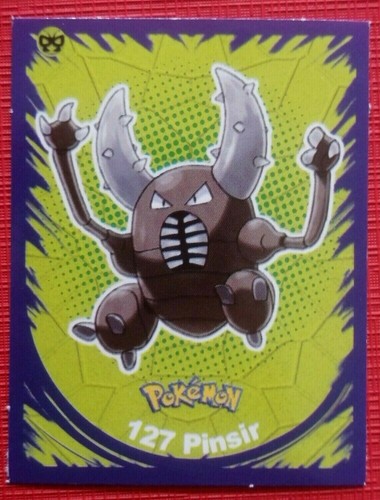 2022 POKEMON Sticker EP #127 PINSIR Kanto PERU Edition South America ...
