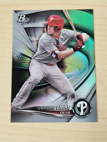 2022 Bowman Platinum Prospect Jordan Viars Philadelphia Phillies #TOP ...