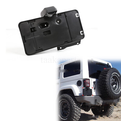 Fit For Jeep Wrangler JK JKU Rear License Plate Holder w/ Light Tag ...