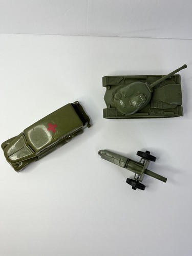 Vintage Ideal 6" US Army Ambulance Military Tank Toy Artillery Tank | eBay