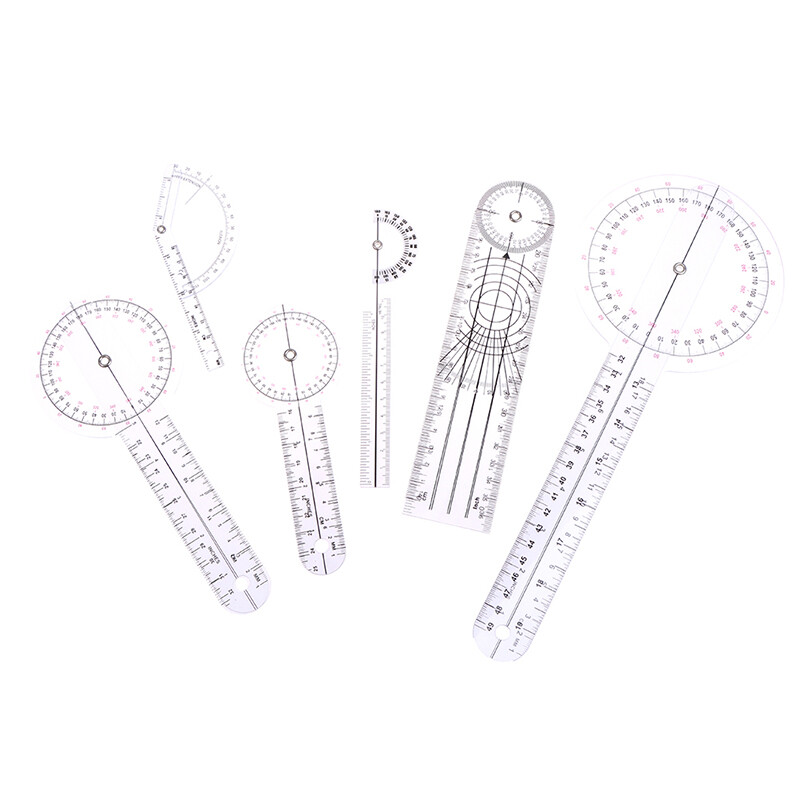 6Pcs/set Goniometer Joint Ruler Orthopedics Angle Rule Spinal Finger ...