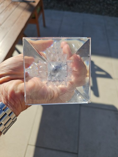 RARE! WATERFORD MARQUIS CRYSTAL "PARADOX" 8" CANDLESTICKS CANDLE ...