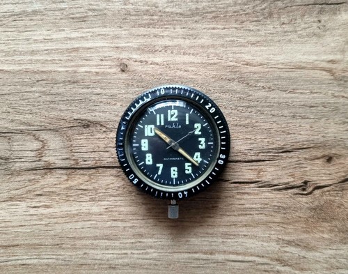 Rare Ruhla small clock for the dashboard of an old car Trabant ...