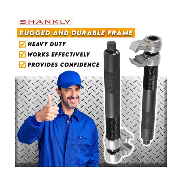 Shankly Spring Compressor Tool 2 Pieces - Heavy Duty Build Ultra Rugged ...