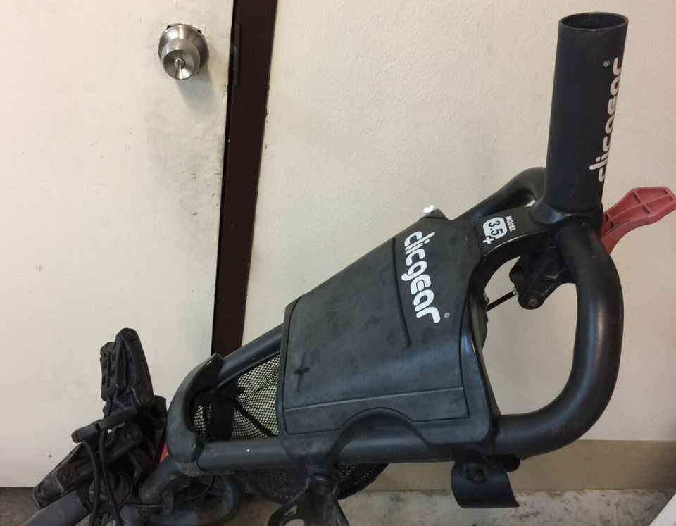 Clicgear Model 3.5+ Plus Push Pull 3-Wheel Foldable Golf Cart (Pls Read ...