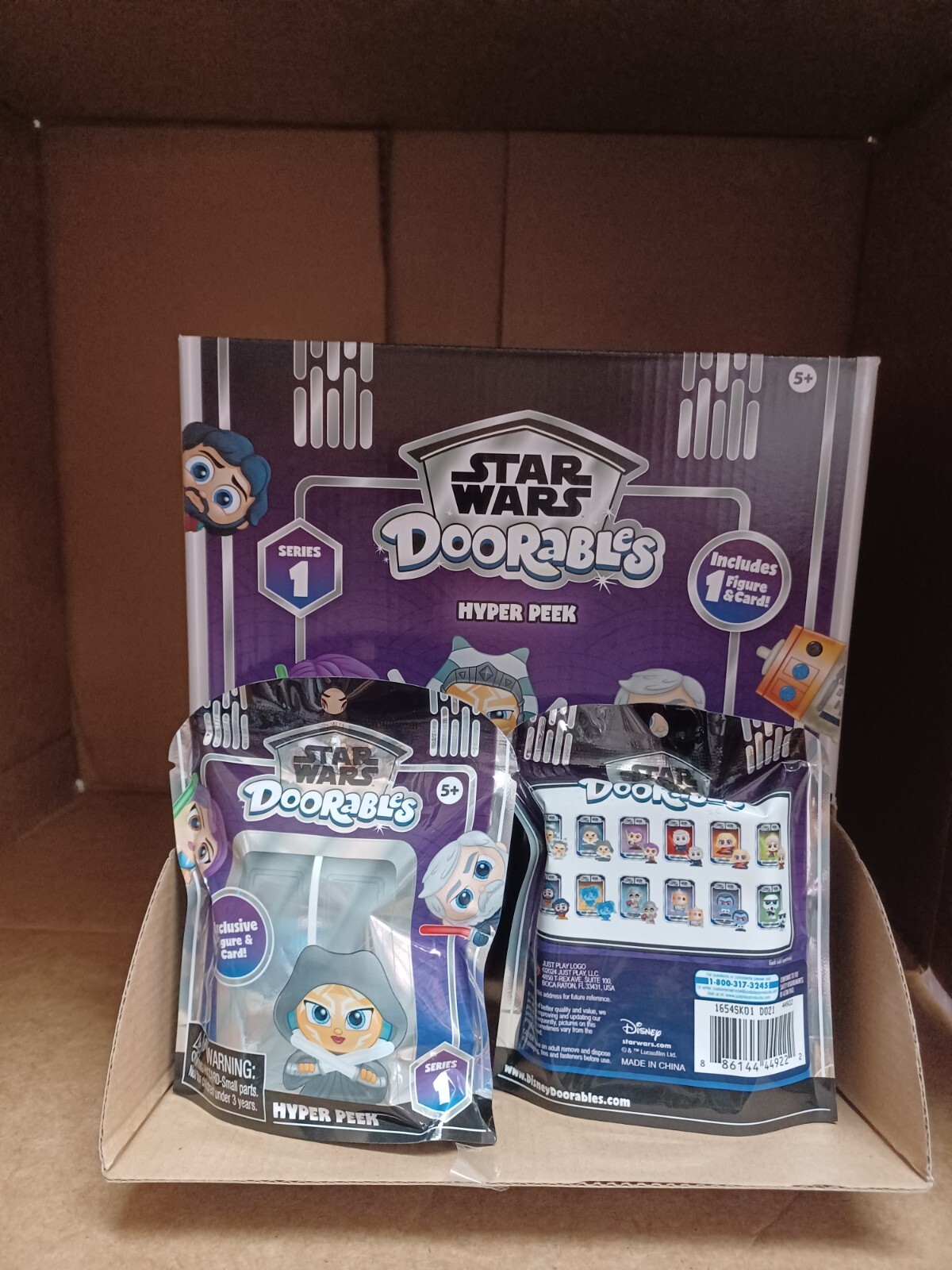 DISNEY STAR WARS DOORABLES BOX OF 24 PIECES BLIND BAG HYPER PEEK ...