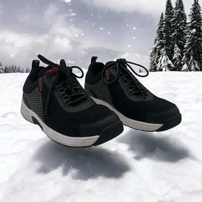 Orthofeet 617 Biofit Edgewater Men's Sz 9 M Black Walking Comfort Shoe ...