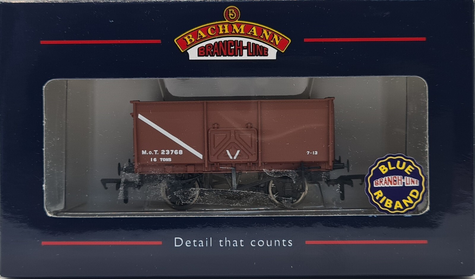 Bachmann 37-426 BR Brown 16 Ton Slope Sided Pressed Door Mineral Wagon ...