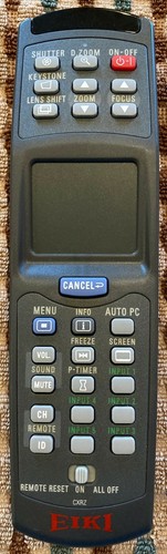 OEM EIKI Projector Remote Control CXRZ SY-IRC7 (EI) SGMSY-IRC7EI38201 ...