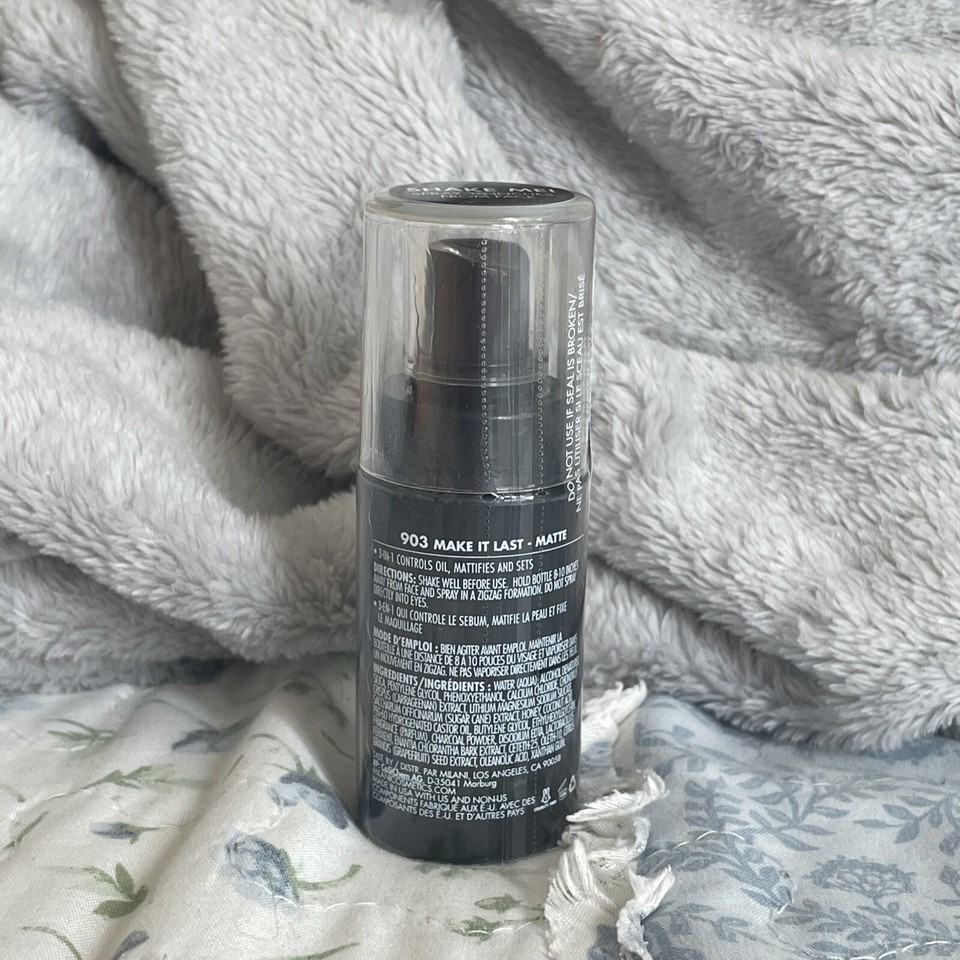 Milani Make It Last Matte Finish Charcoal Setting Spray 1.18 fl oz ...