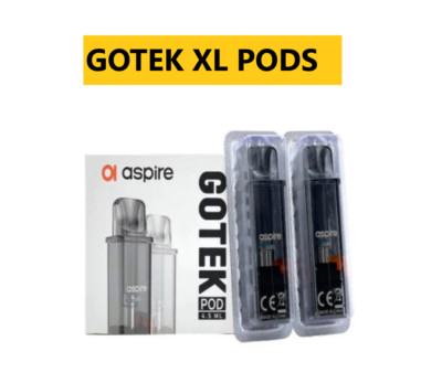 Aspire Gotek X Replacement Pods 0.8 ohm Pack of 2 (XL) | eBay UK